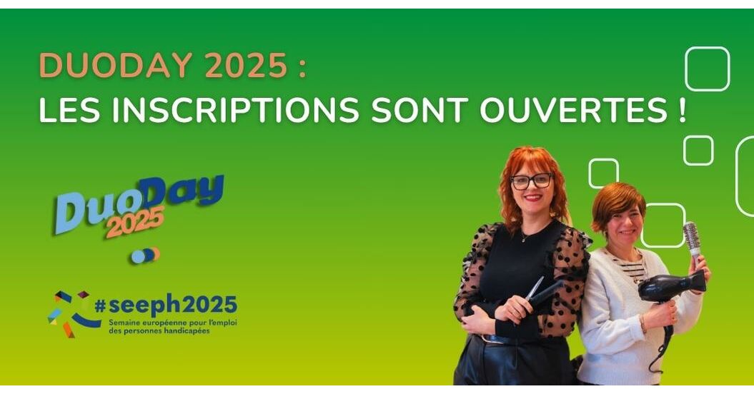 #SEEPH2025 : la plateforme d'inscription DuoDay est ouverte ! - Cap emploi 02